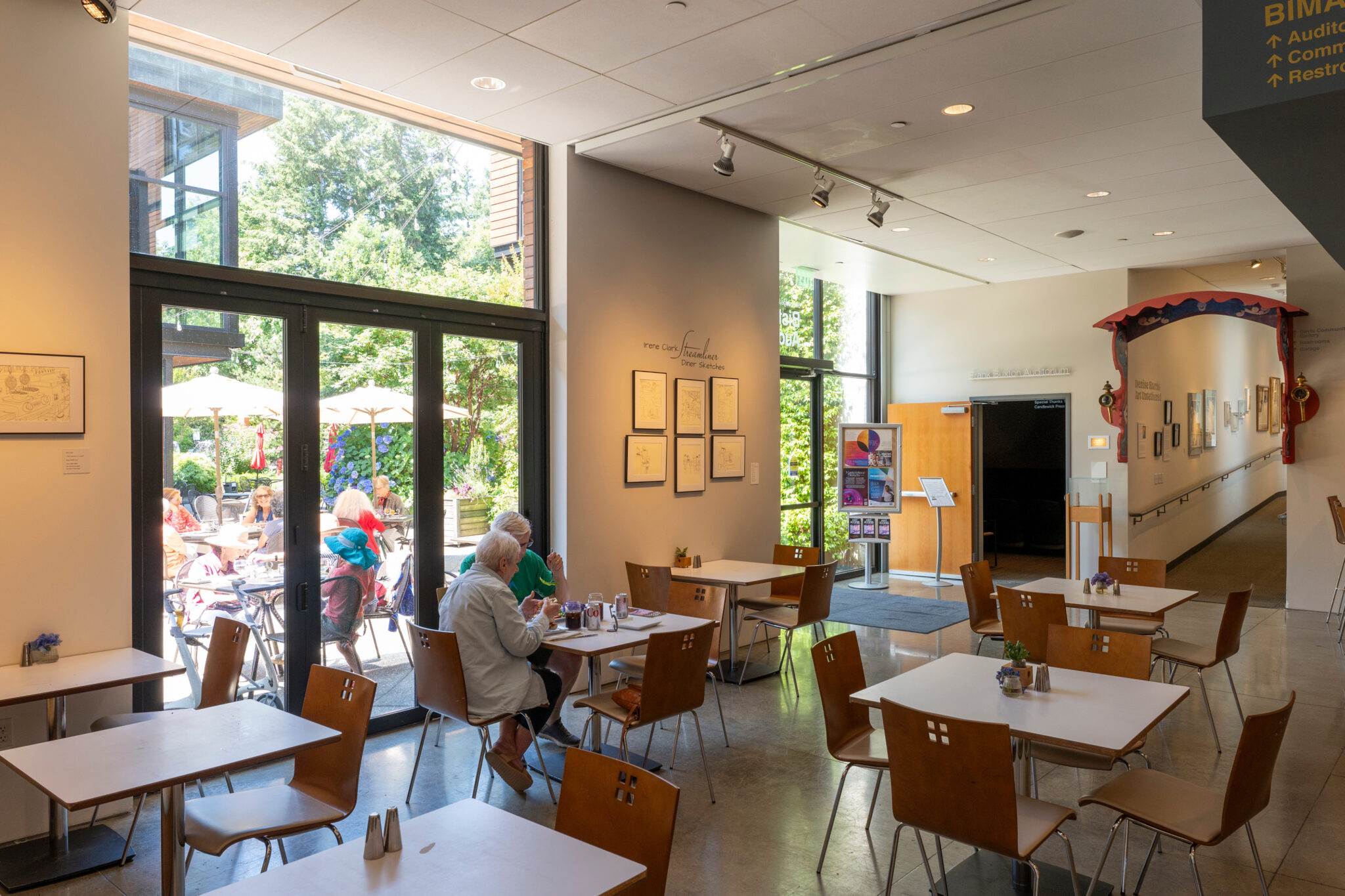 Irene Clark: Streamliner Diner Sketches - Bainbridge Island Museum of Art